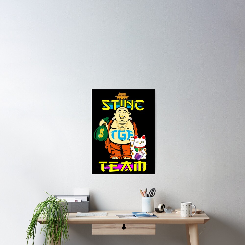 "STINC TEAM" Poster for Sale by Art-Bubble100 | Redbubble