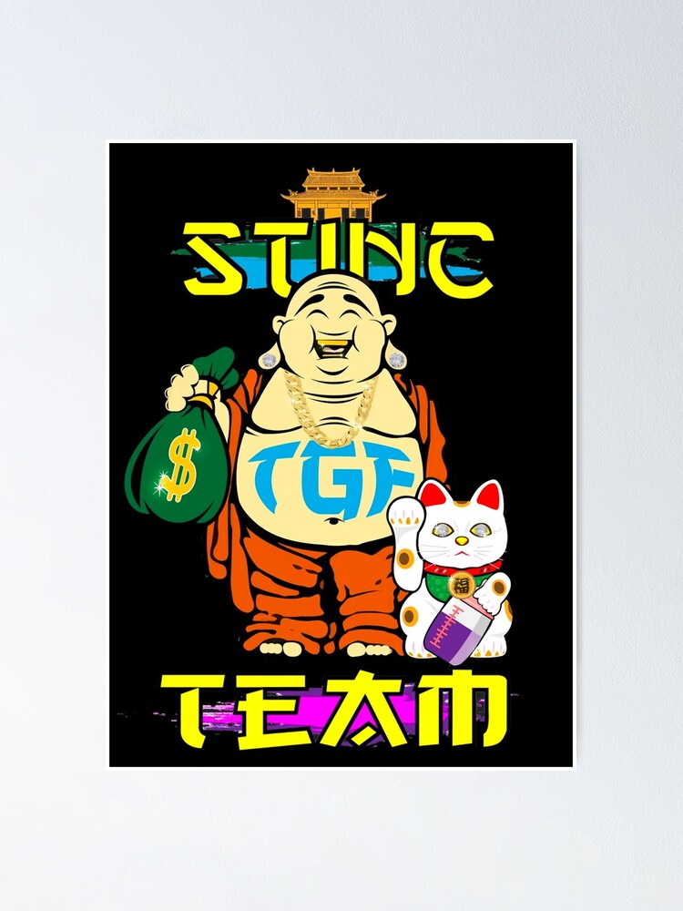 "STINC TEAM" Poster for Sale by Art-Bubble100 | Redbubble