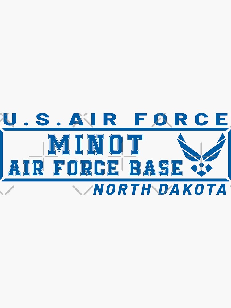 "Minot Air Force Base" Sticker for Sale by BennyRamirez | Redbubble