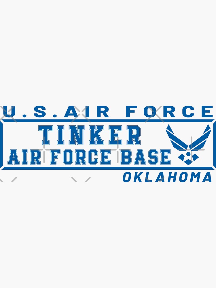 "Tinker Air Force Base" Sticker for Sale by BennyRamirez | Redbubble