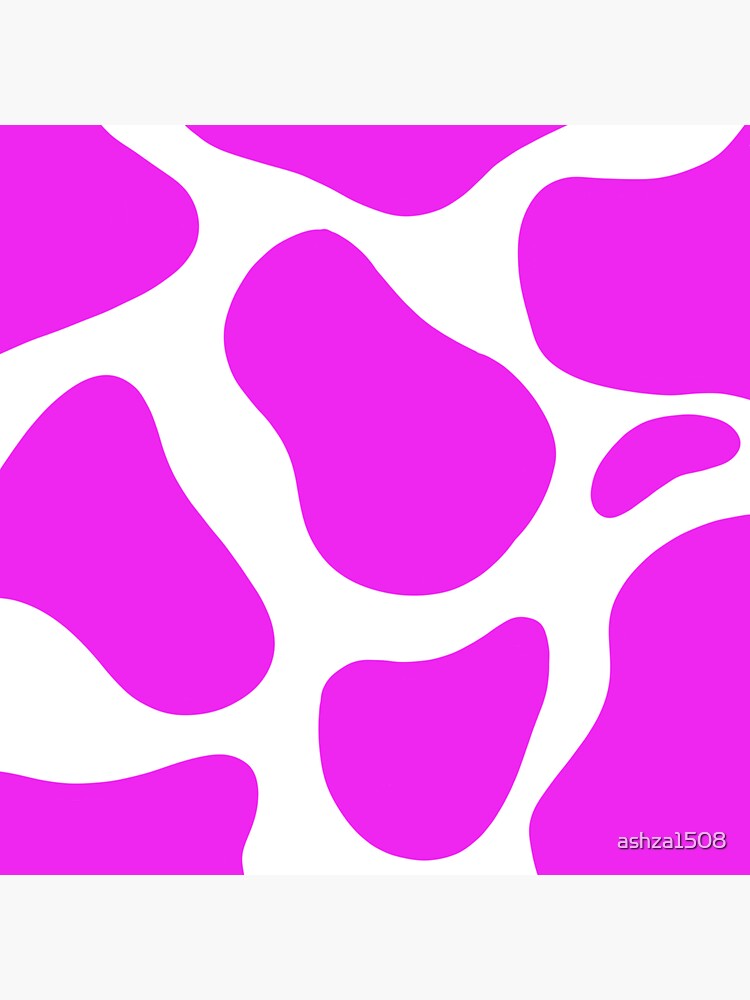 Pegatina «Estampado de vaca rosa» de ashza1508 | Redbubble