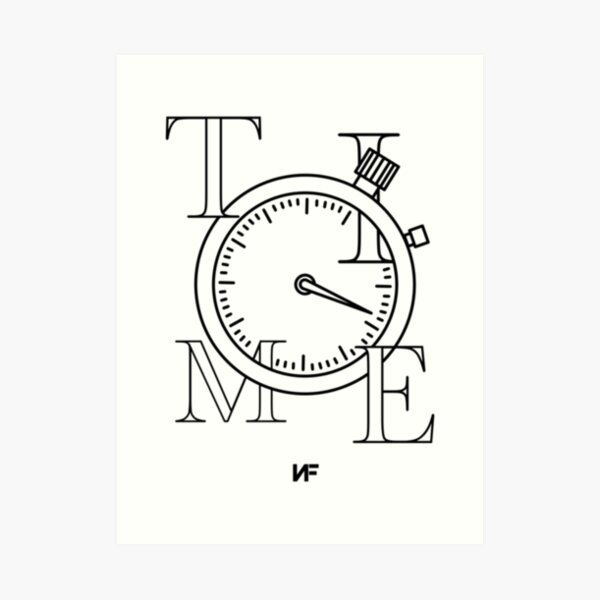 "TIME (Black Logo) " Art Print for Sale by urreysignshop | Redbubble