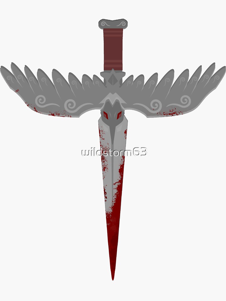 "Mia's Gravebone Dagger" Sticker for Sale by wildstorm63 | Redbubble