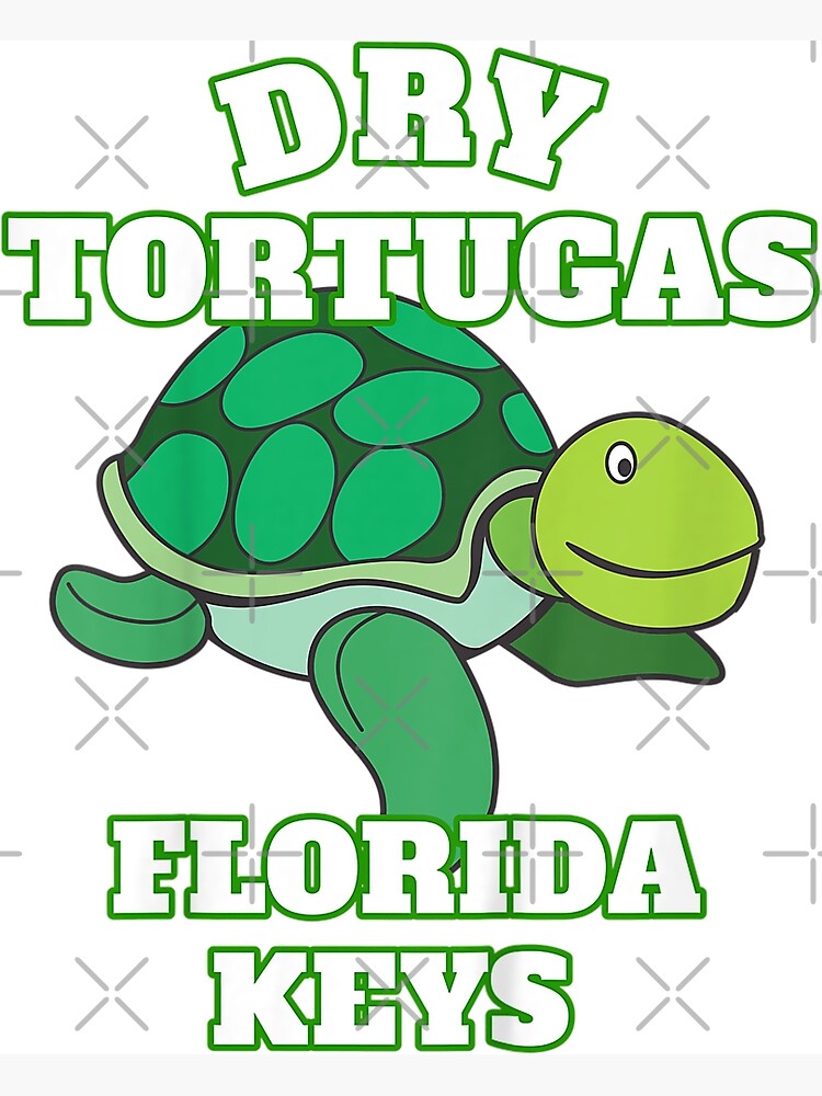 Póster «Cute Kids Florida Keys Dry Tortugas Turtle Souvenir» de ...