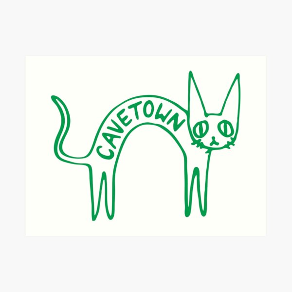 "Cavetown Cat Logo" Art Print for Sale by Yhurando01 | Redbubble