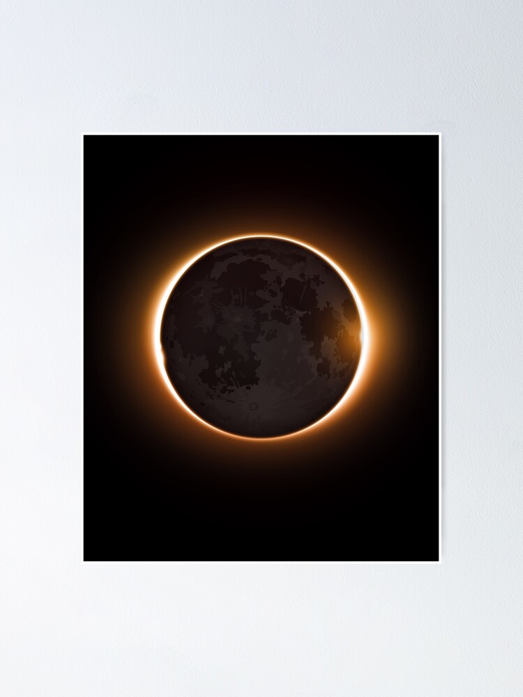 "The Total Solar Eclipse" Poster for Sale by preszens | Redbubble