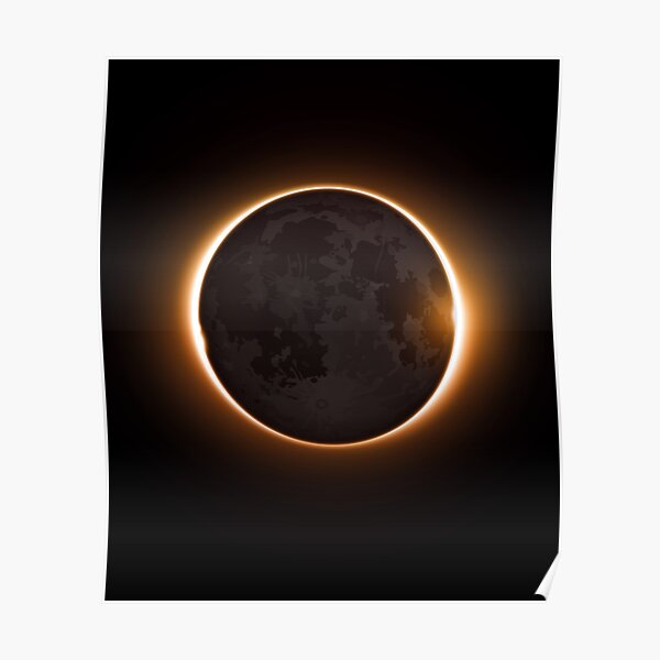"The Total Solar Eclipse" Poster for Sale by preszens | Redbubble