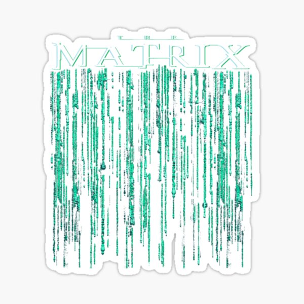 "The Matrix Movie Code Logo 4 | Resurrections | 2021" Sticker for Sale ...