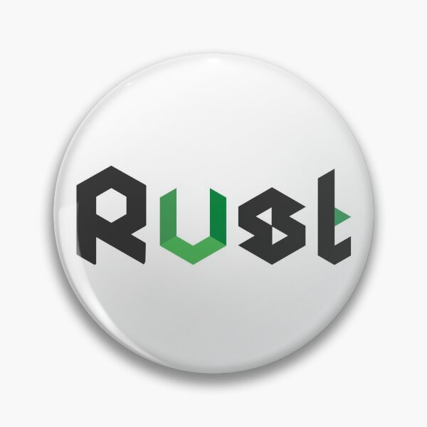 "RustJS - Rust & NodeJS Crossover Logo" Pin by whynotfail | Redbubble