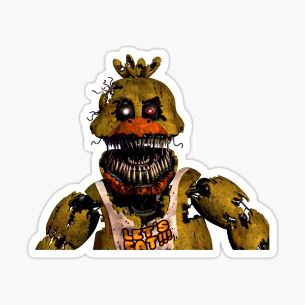 "Angry Chica Five nights at freddys" Sticker for Sale by Stajic43 ...