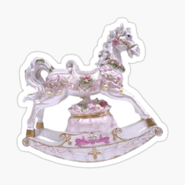 "rocking horse" Sticker for Sale by aishc | Redbubble