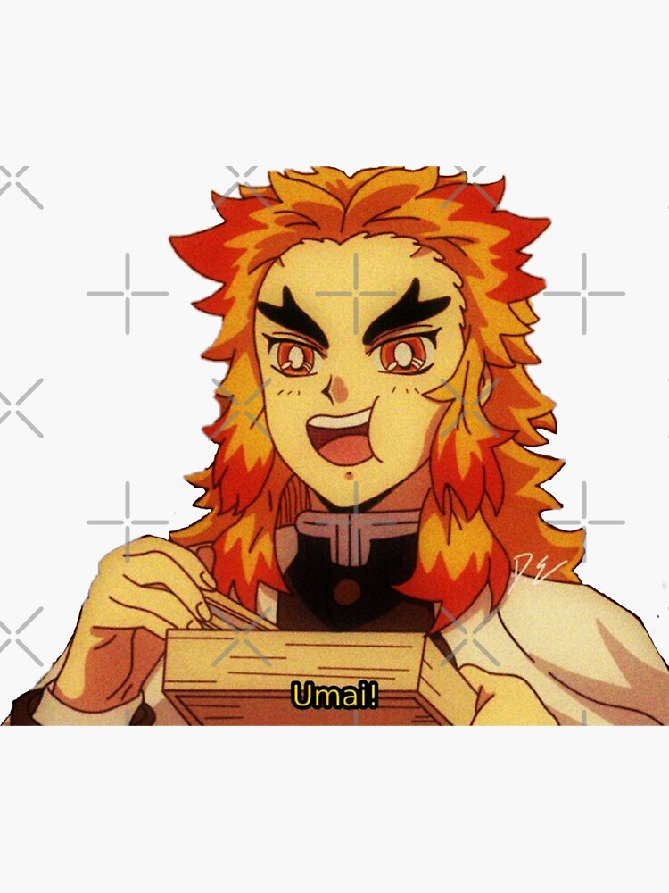 Sticker « Rengoku Umai - kyojuro rengoku kimetsu no yaiba », par store ...