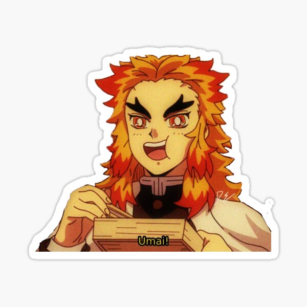 Sticker « Rengoku Umai - kyojuro rengoku kimetsu no yaiba », par store ...