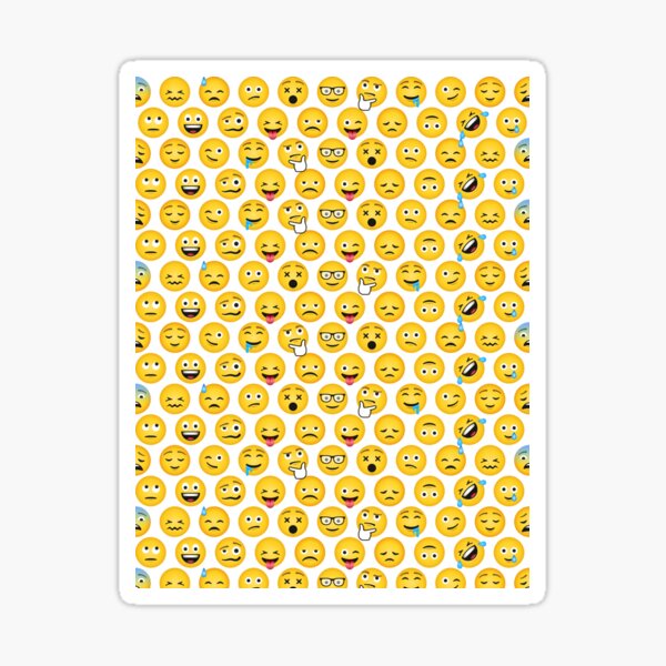 "Emoji" Sticker by A4us | Redbubble