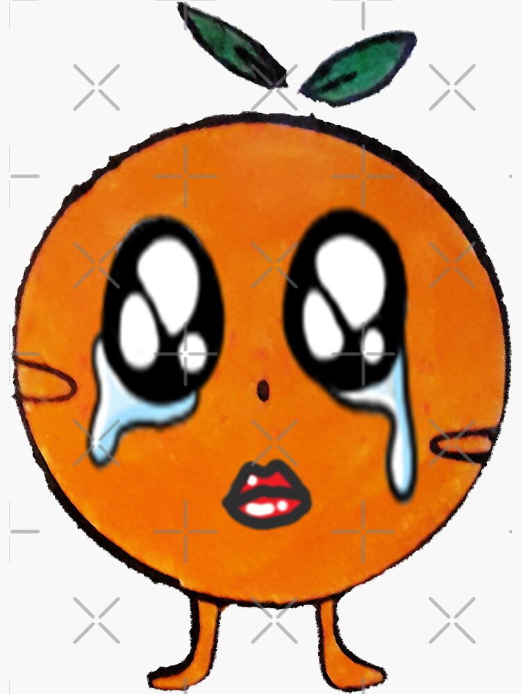 "Sad emoji fruit, Beautiful orange fruit face, Orange fruits lovers ...