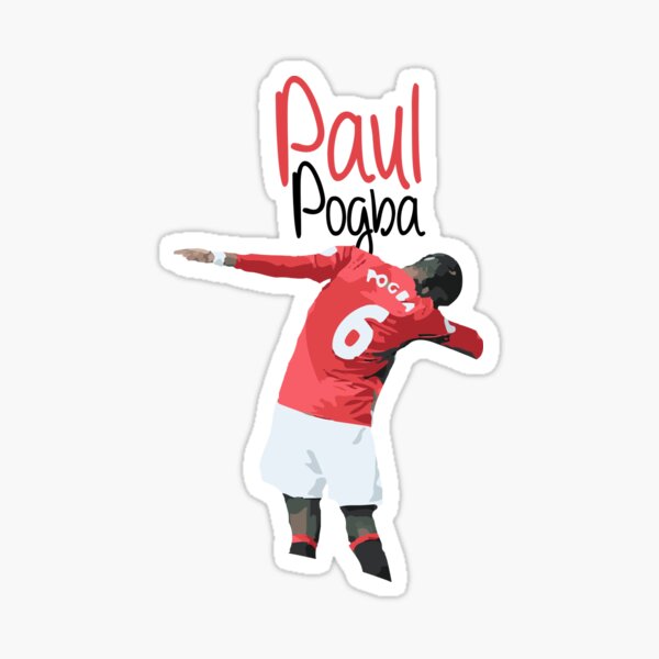 "Paul Pogba" Sticker by BoulterDesign | Redbubble