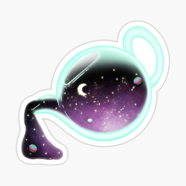 "Spill the Galaxy " Sticker by trifectastudios | Redbubble