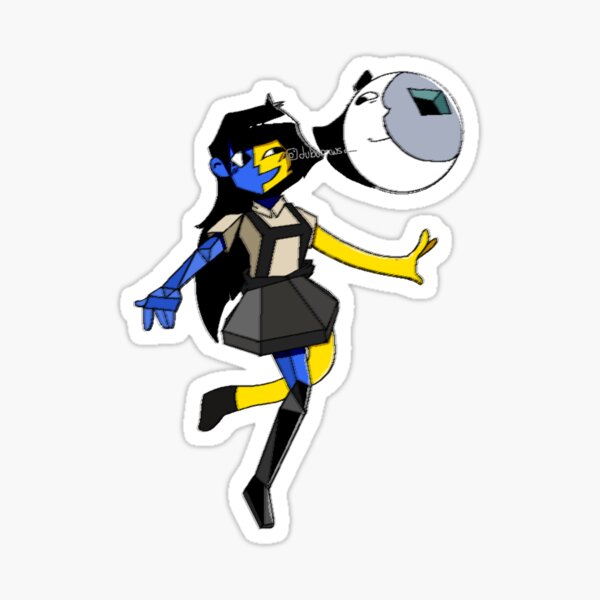 ENA and Moony」" Sticker for Sale by DubDraws | Redbubble