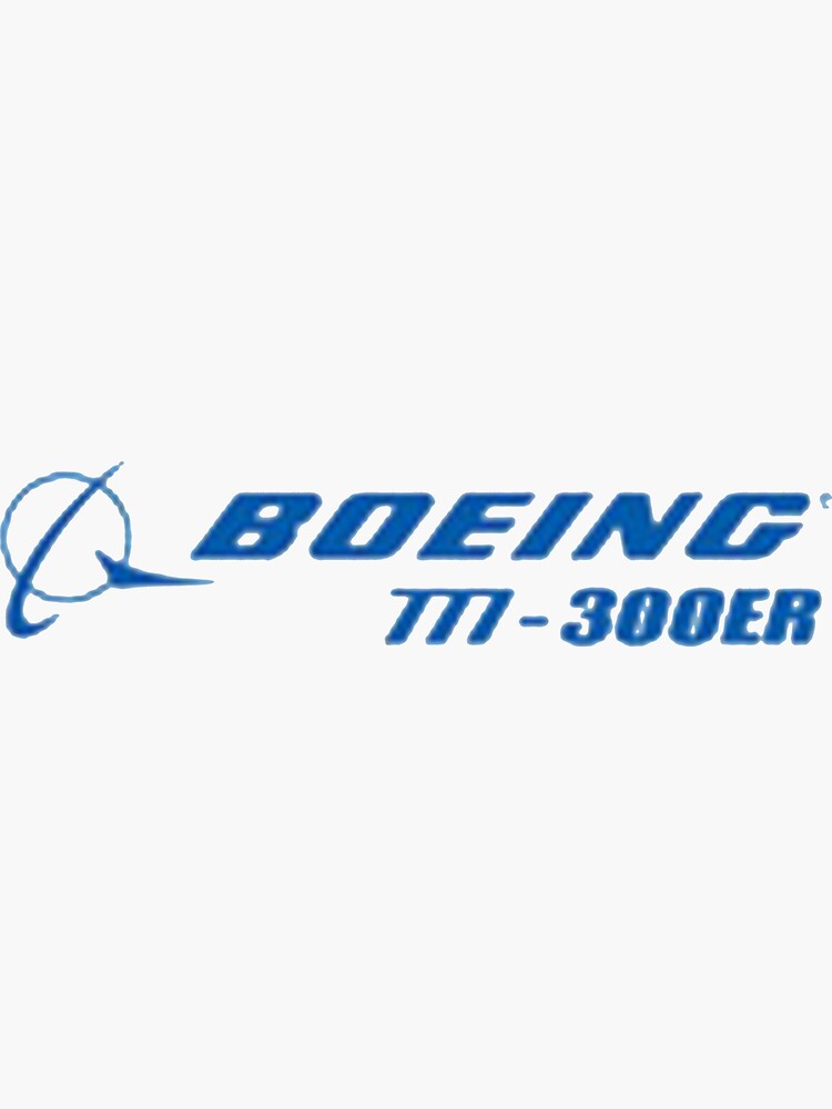 "BOEING 777-300ER " Sticker for Sale by Ljubo339- | Redbubble