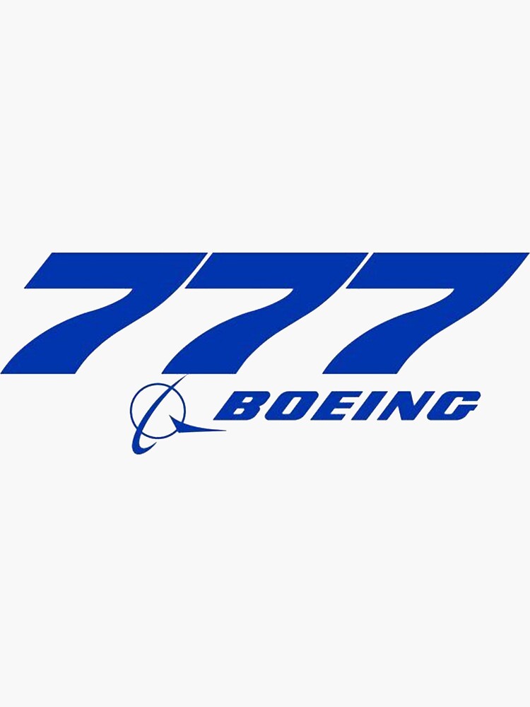 "BOEING 777" Sticker for Sale by Ljubo339- | Redbubble
