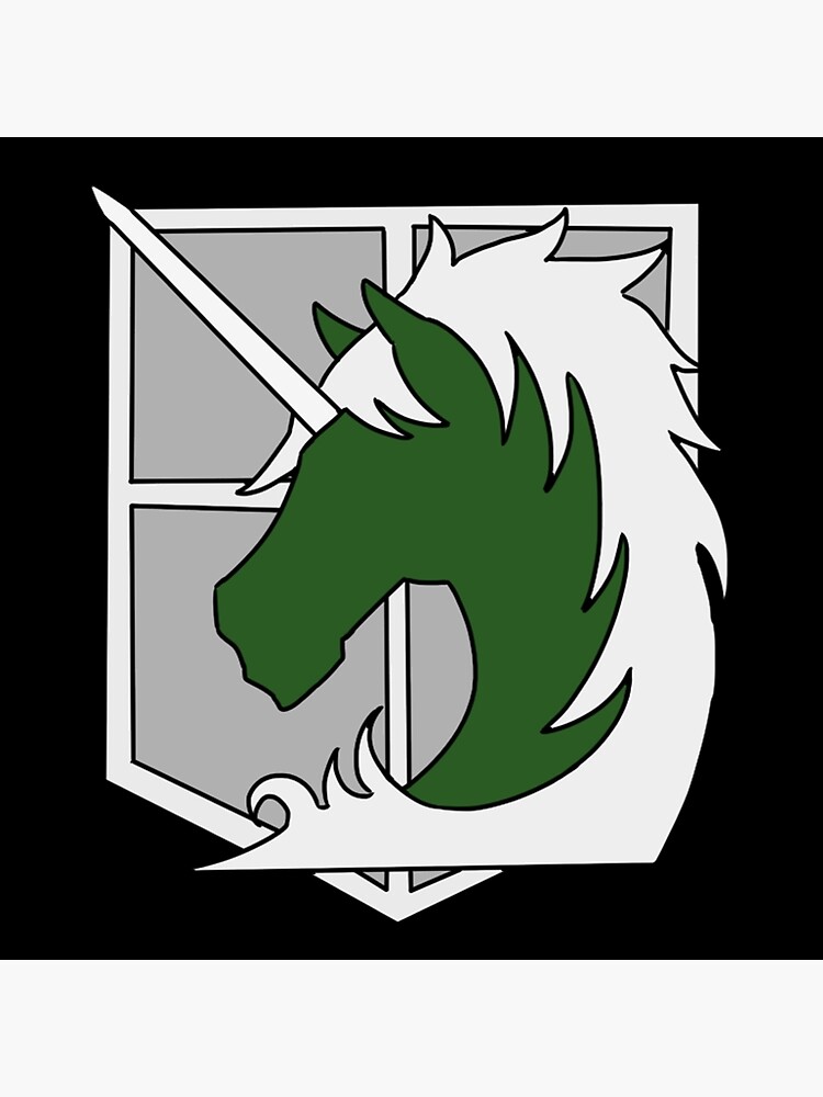 "Military Police AOT" Poster for Sale by MangaWorlds | Redbubble