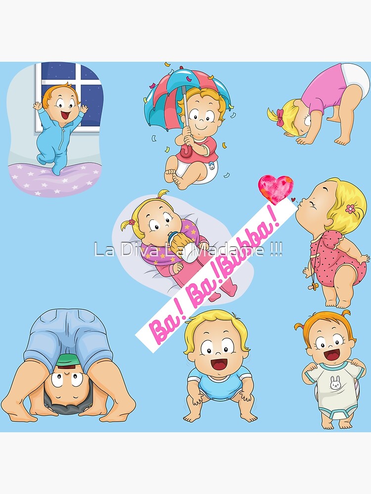 "Adult-Baby T-Shirt Design- Ba Ba Bubba!" Poster for Sale by Sonasona ...