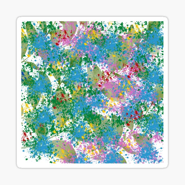 "Paint Splatter" Sticker by ZyctArt | Redbubble