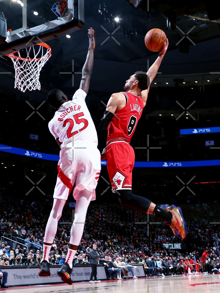 "Zach Lavine 8 " DeBallZach " Basketball Posterized Dunk" Sticker by ...