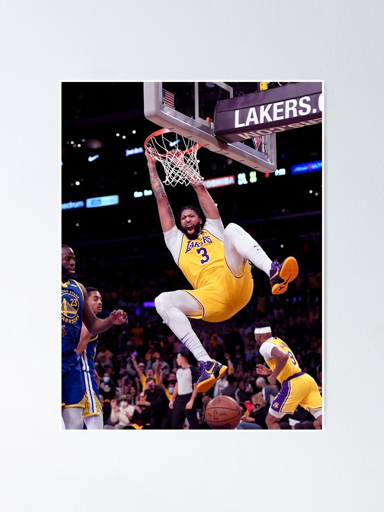 "Anthony Davis 3 Posterized Dunk" Poster for Sale by RobertKingART ...