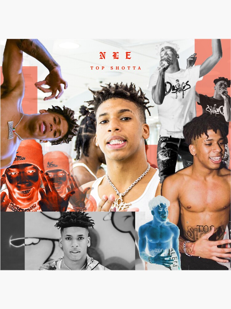 "NLE Choppa Icebox Collage " Sticker for Sale by ChrisSavo12 | Redbubble