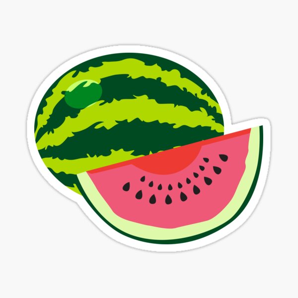 "watermelon fruit" Sticker by bachirD7 | Redbubble