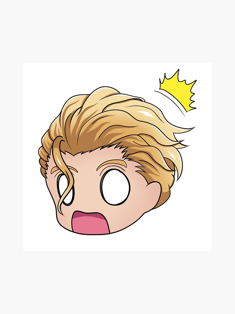 "Shocked Face" Sticker for Sale by DaemonArt | Redbubble