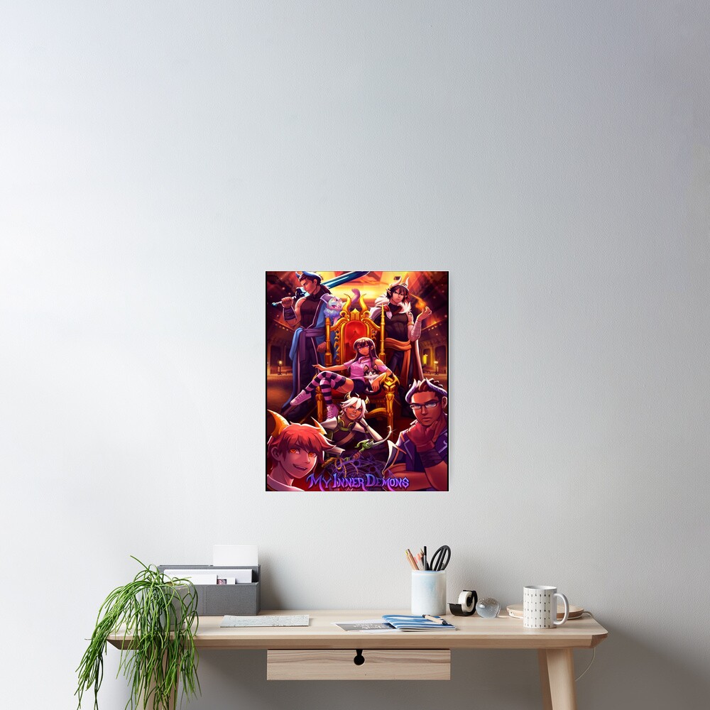 "Aphmau My Inner Demons" Poster for Sale by WiZoEmKids | Redbubble