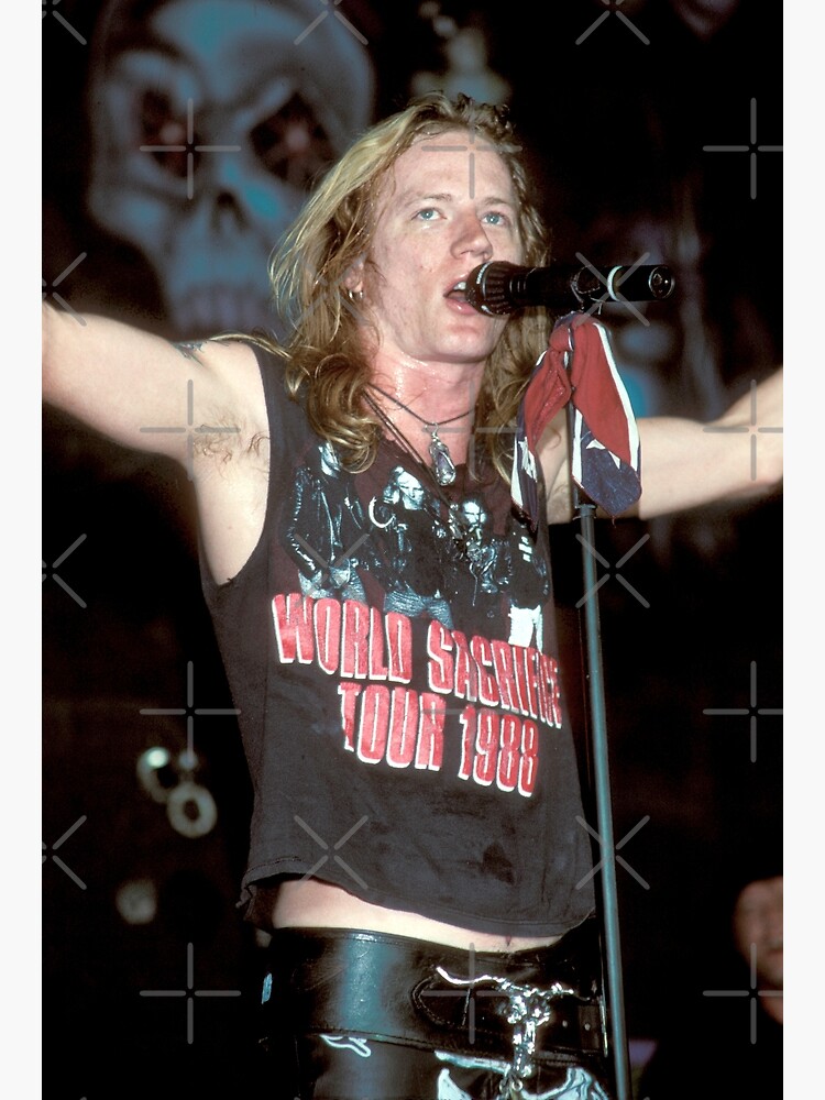 "Jason McMaster Dangerous Toys Photograph" Poster for Sale by ...