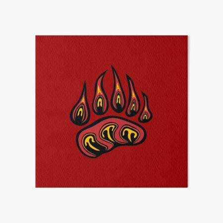 "Four Directions Bear Paw Indigenous Art WAWEZHI CANADA" Art Board ...