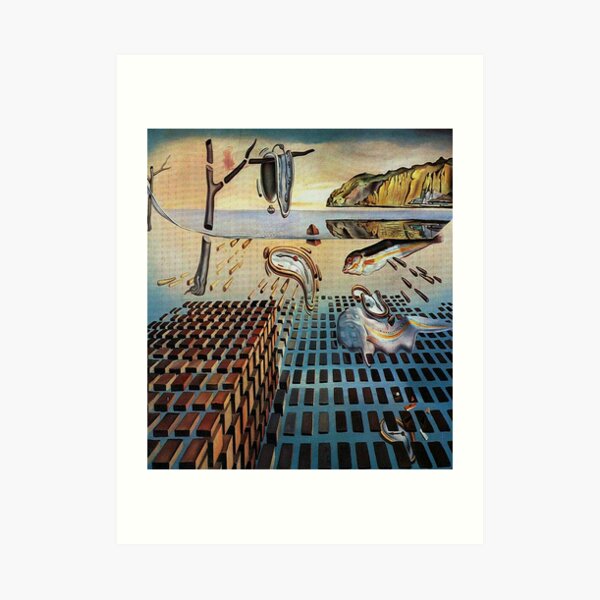 "The Disintegration of the Persistence of Memory-Salvador Dali" Art ...
