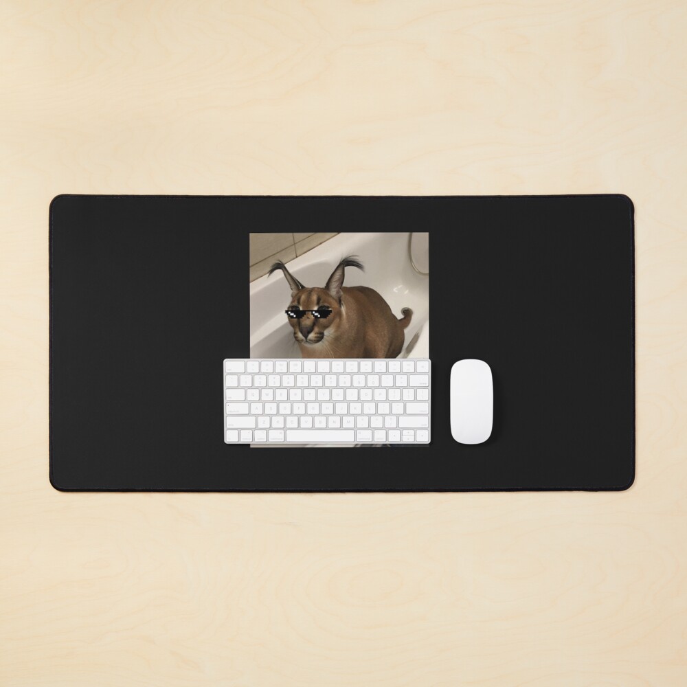 "Big Floppa in a Bathtub meme" Mouse Pad by momdadcats | Redbubble