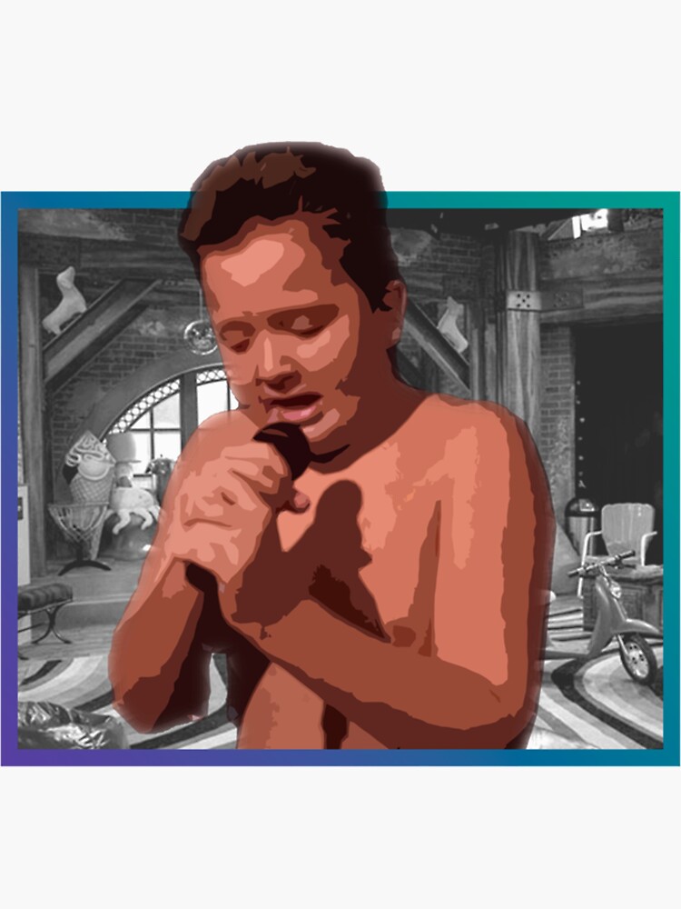 "gibby singing MEME norris lake i carly " Sticker for Sale by ...