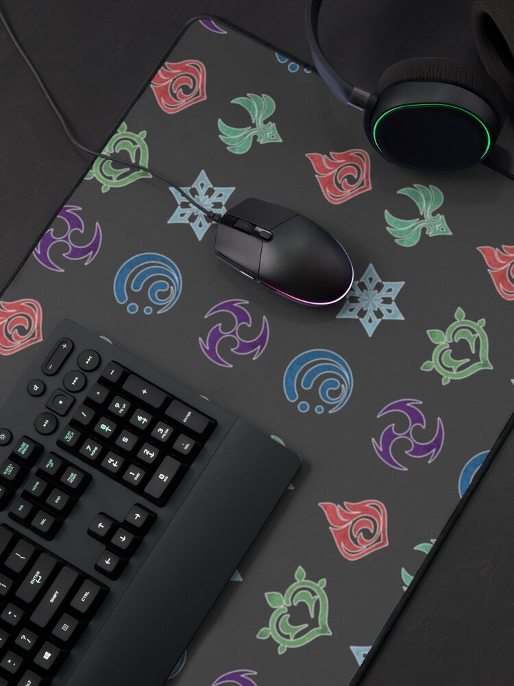 "Genshin Elements FanArt For Gaming Genshin Impact fans Pyro Electro ...