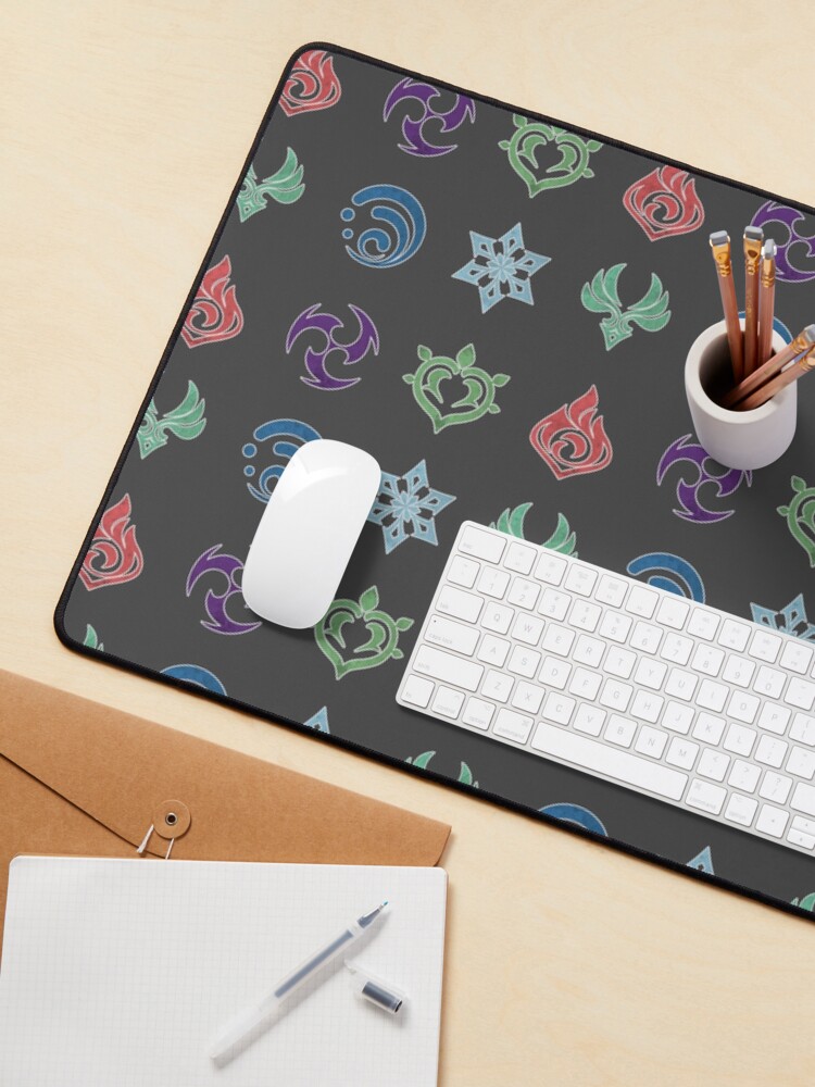 "Genshin Elements FanArt For Gaming Genshin Impact fans Pyro Electro ...