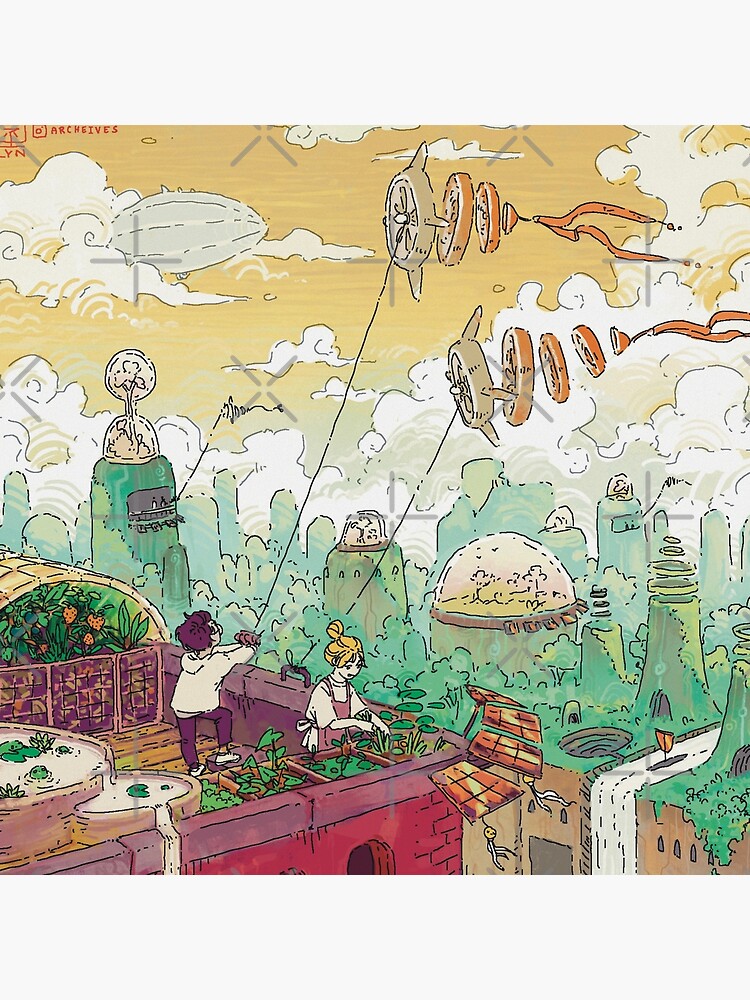 "Solarpunk City" Tote Bag for Sale by artmango | Redbubble