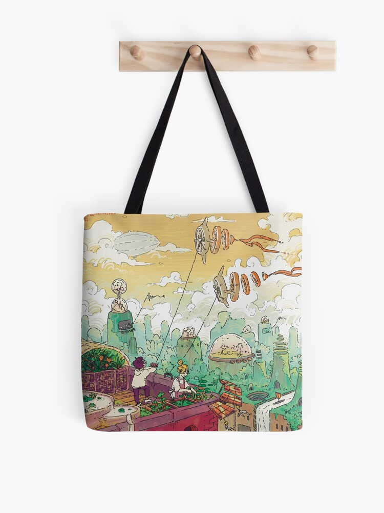 "Solarpunk City" Tote Bag for Sale by artmango | Redbubble