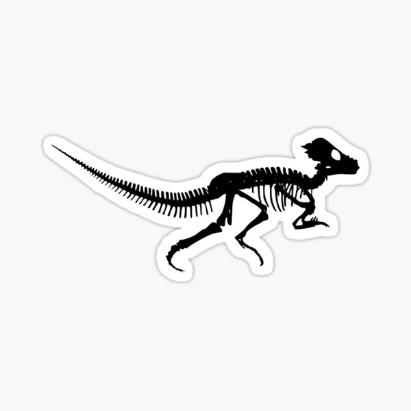 "Pachysaurus Skeleton" Sticker by scottamclenn | Redbubble