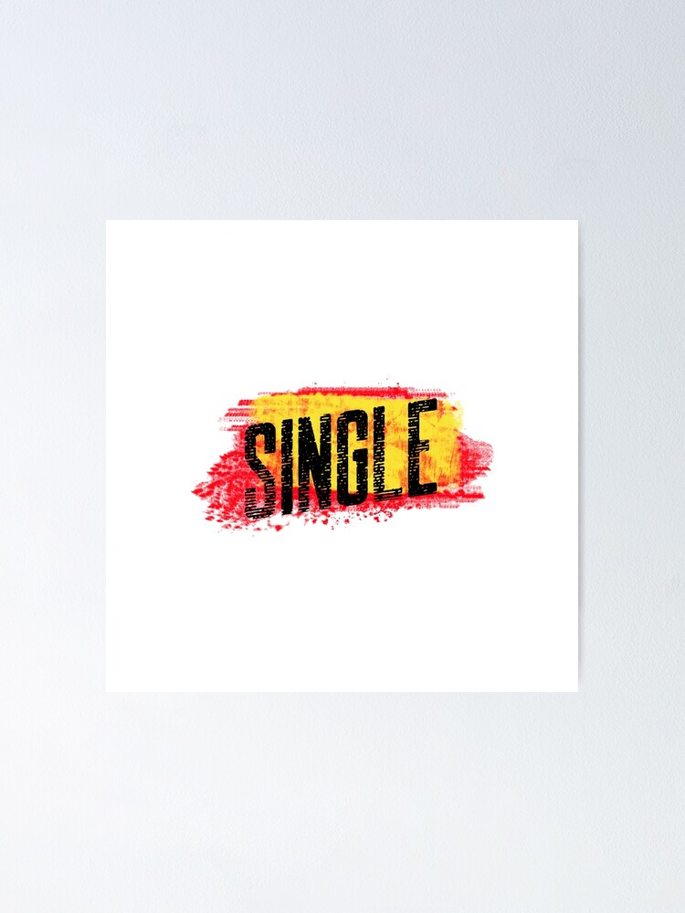 "Single Logo" Poster for Sale by Patyizy | Redbubble
