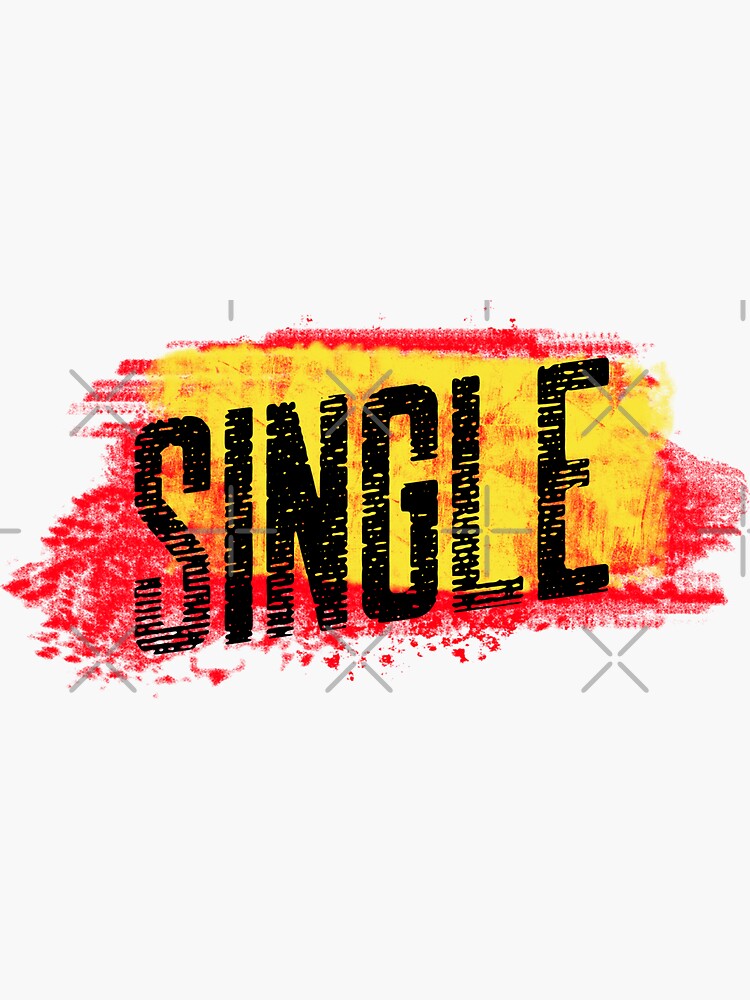 "Single Logo" Sticker by Patyizy | Redbubble