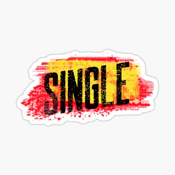 "Single Logo" Sticker by Patyizy | Redbubble