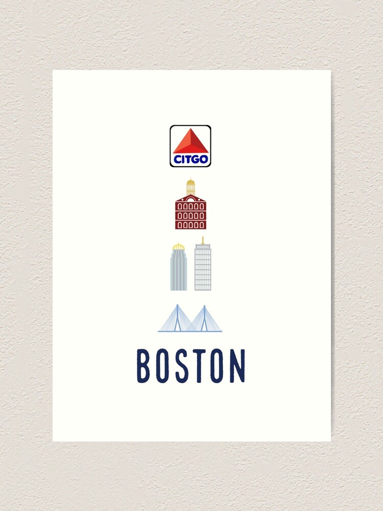 "Boston Landmarks" Art Print by wildcarddesigns | Redbubble