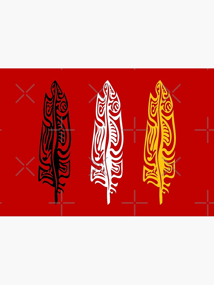 "Three Feathers Medicine Wheel Colours Indigenous WAWEZHI CANADA ...