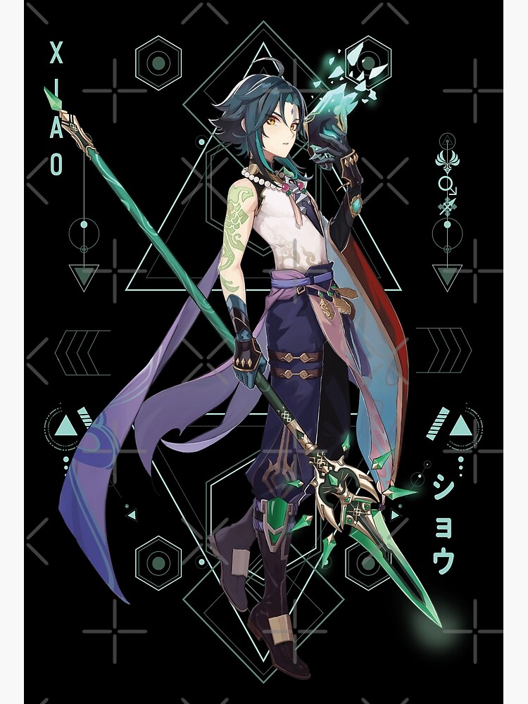 "Genshin Impact - Xiao Sacred Geometry Design II" Poster by HandyBrandy ...