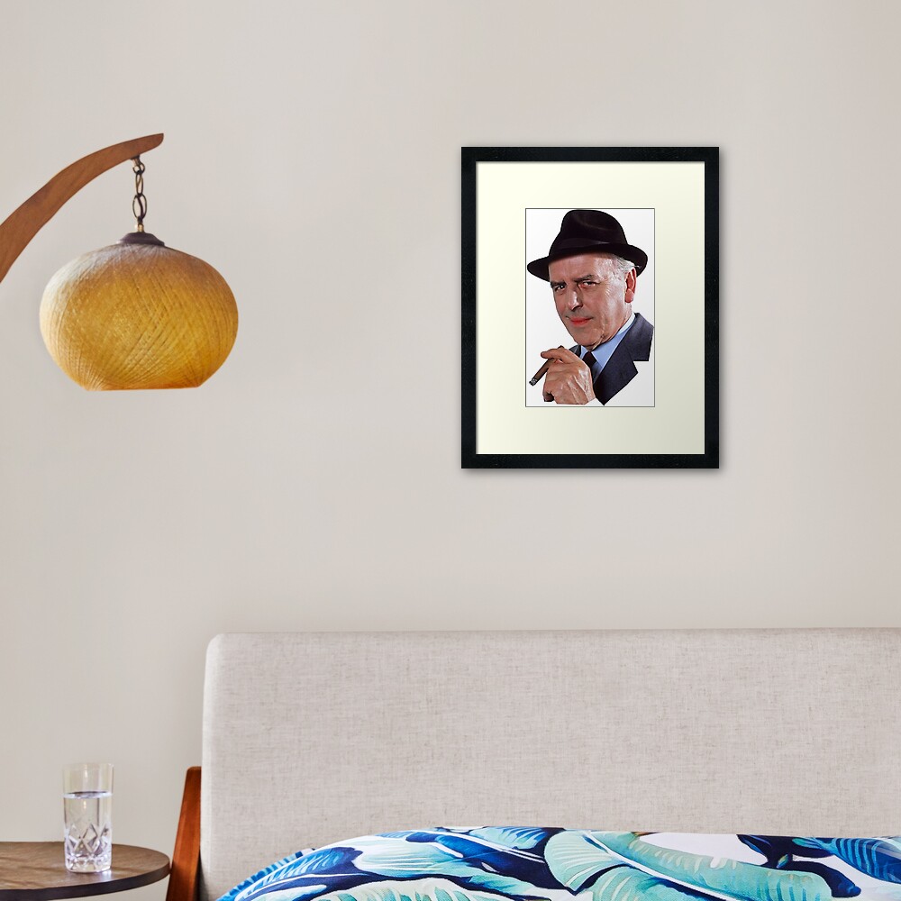 "Minder - Arthur Daley - Gift Insanity" Framed Art Print for Sale by ...